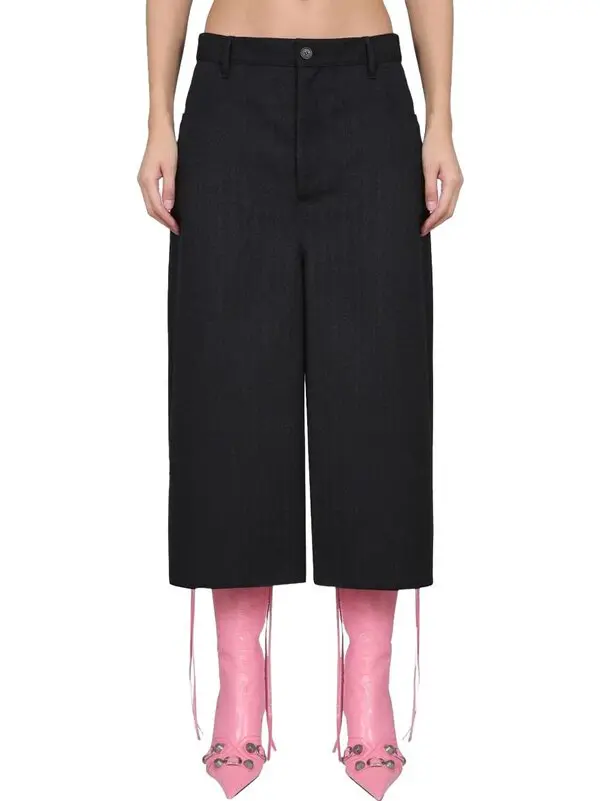 Balenciaga Shorts Loose - Black