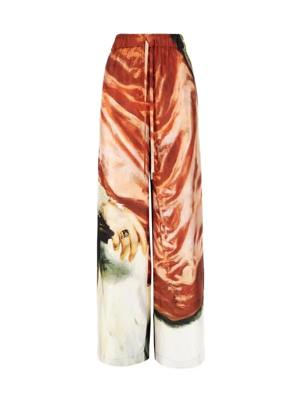 Alexander McQueen Printed Trousers - Multicolor