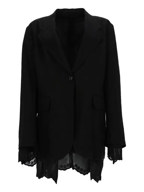 Our Legacy Linen Polyamide Reversible Blazer - Black