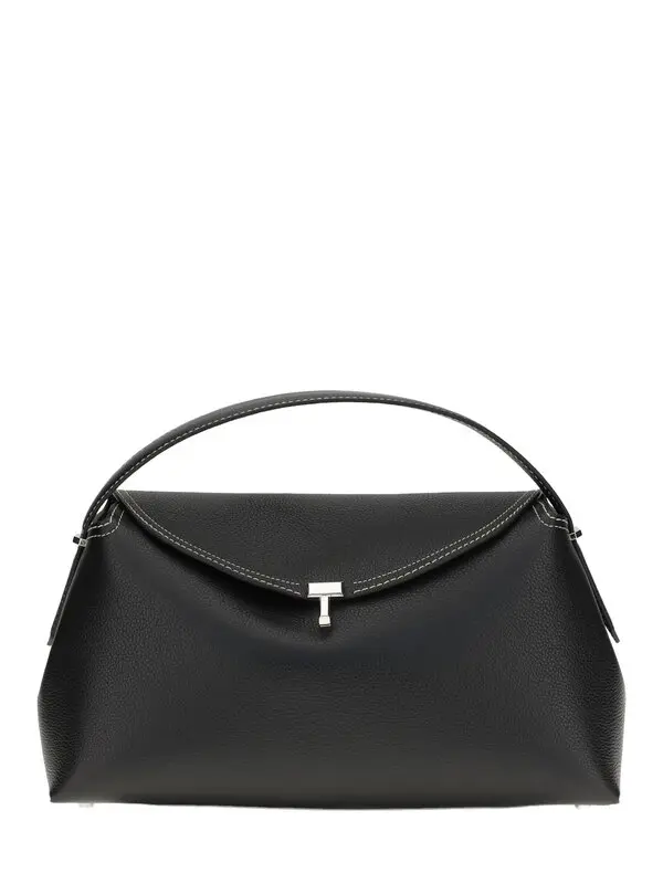 TOTEME T-lock Handbag - Black