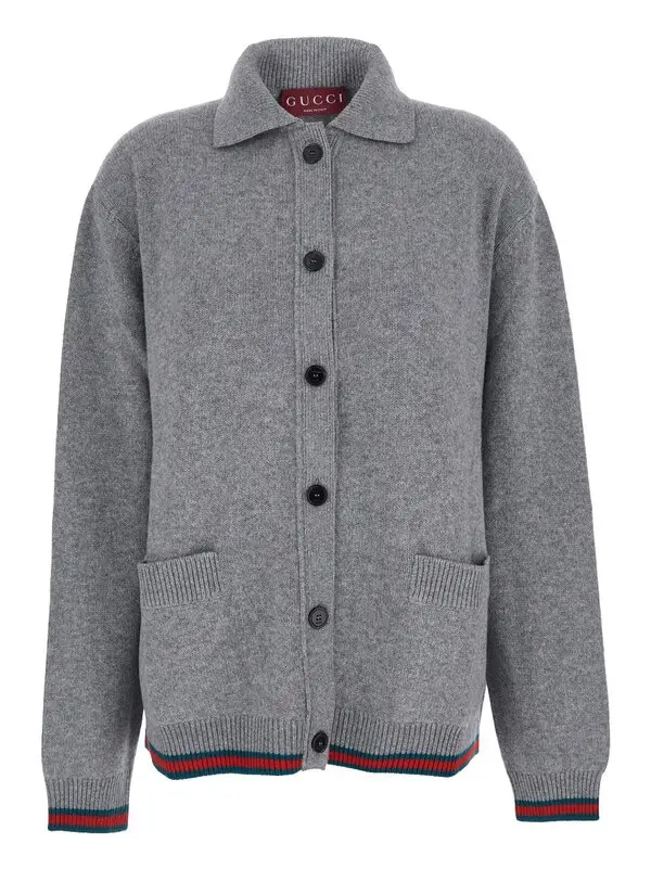 Gucci Wool And Cashmere Blend Cardigan - Multicolor