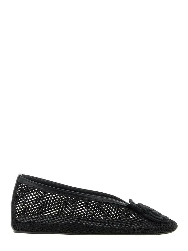 GANNI Jenny Ballet Flats - Black