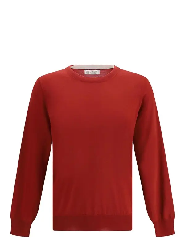 Brunello Cucinelli Virgin Wool Sweater - Red