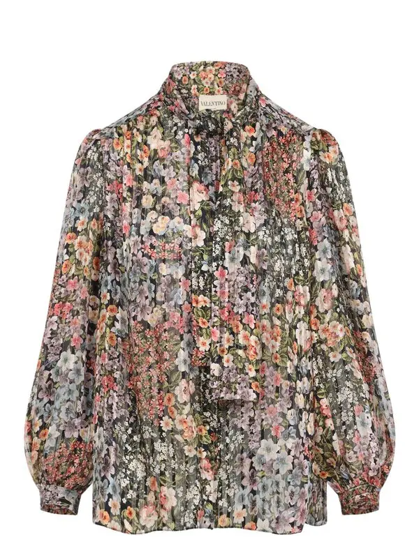 Valentino Garavani Silk Floral Shirt - Multicolor