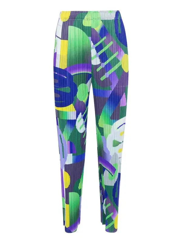 Issey Miyake Pleated Trousers - Multicolor