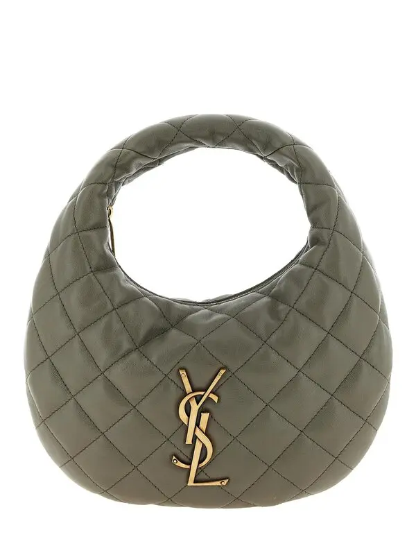 Saint Laurent Icarino' Baby Handbag - Gray