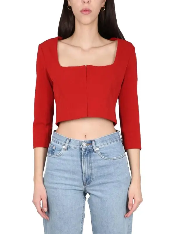 Acne Studios Long Sleeve Top - Red