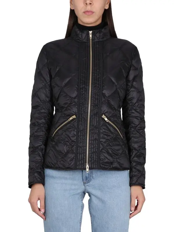 FAY Light Down Quilted Jacket - Black