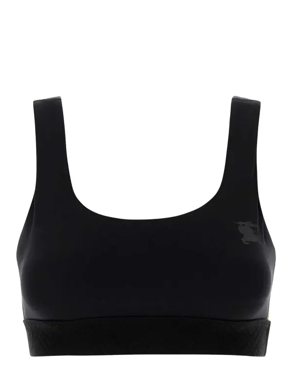 Burberry Stretch Nylon Crop-top - Black