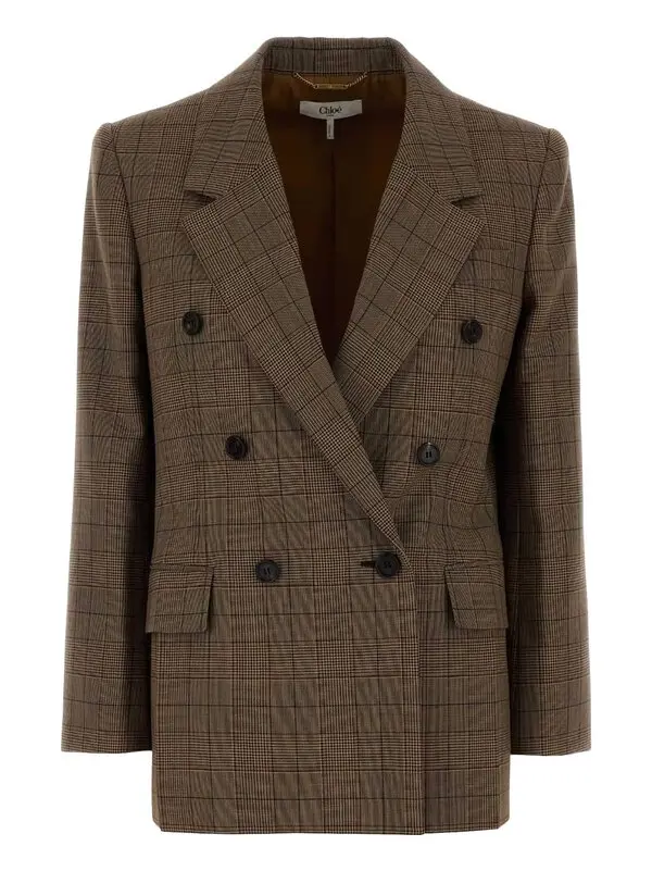 Chloé Embroidered Wool Blazer - Multicolor