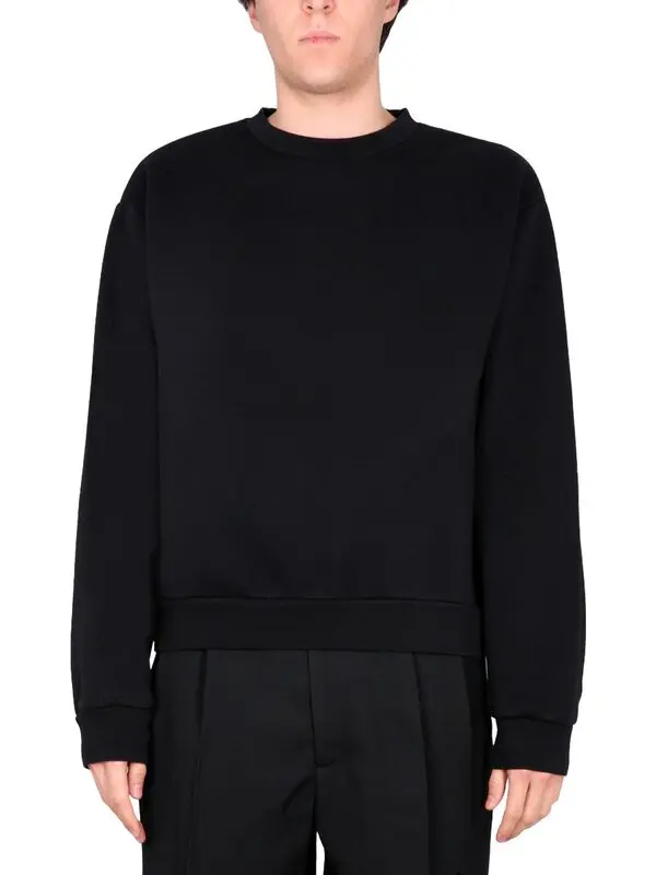 Acne Studios Cotton Sweatshirt - Black