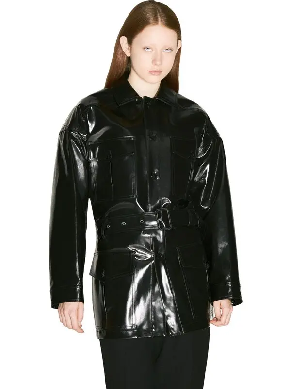 Saint Laurent Saharienne Jacket - Black