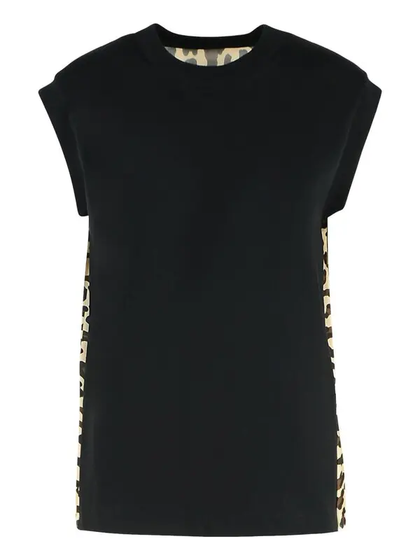 Sacai Cotton Tank Top - Cream