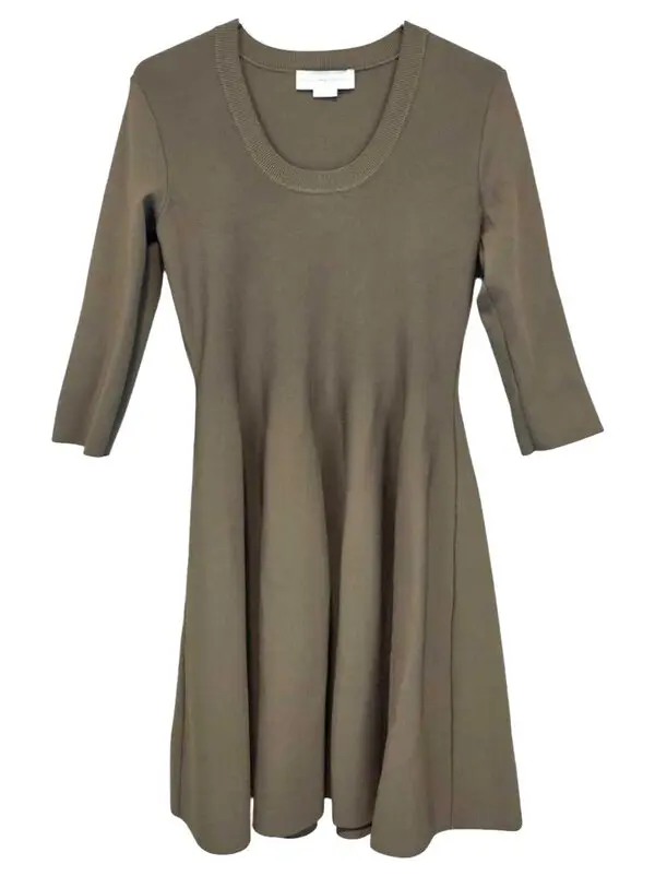 Stella McCartney A-line Knit Dress - Brown