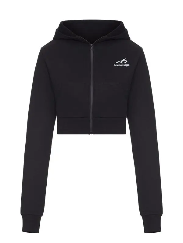 Balenciaga Cocoon Techwear Sweatshirt - Black