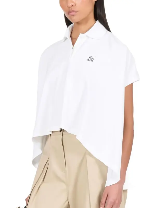 Loewe Anagram Cotton Polo Shirt - Multicolor