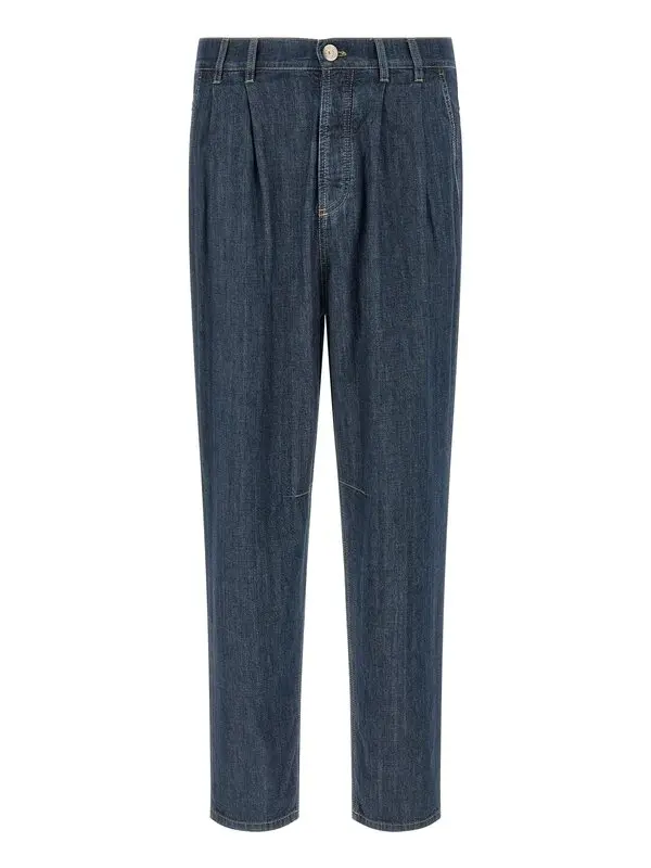 Brunello Cucinelli Denim Pants - Blue