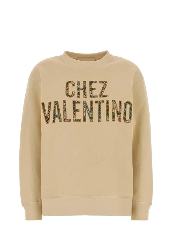 Valentino Garavani Cotton Sweatshirt - Brown