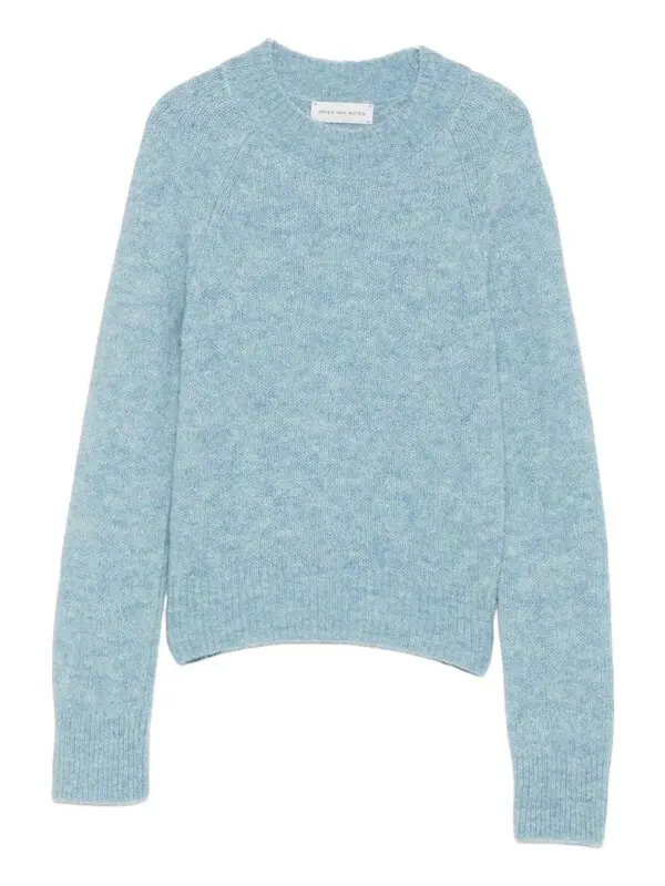 Dries Van Noten Texas Wool Crewneck Sweater - Multicolor