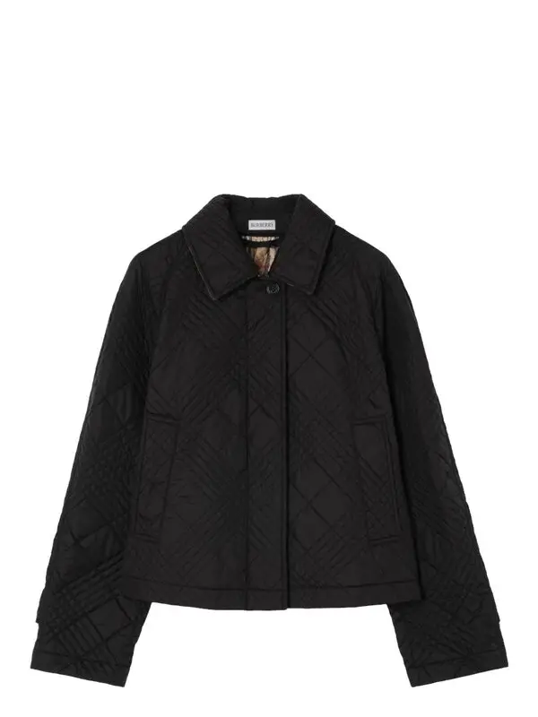 Burberry Nylon Quilted Jacket - Multicolor