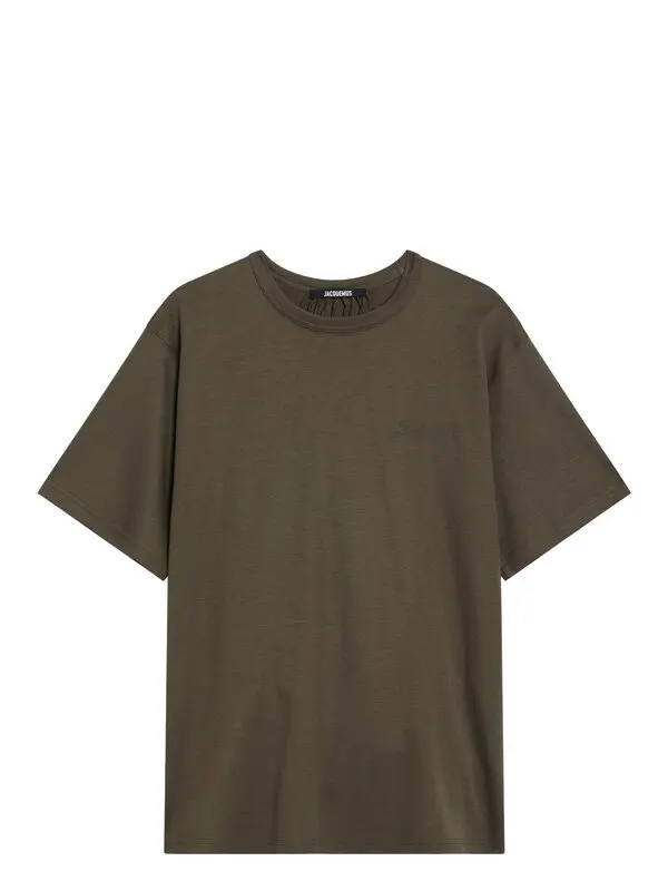 Jacquemus Pleated Back T-shirt - Brown