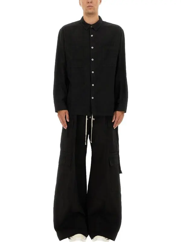 Rick Owens Jumbo Outershirt Shirt - Black