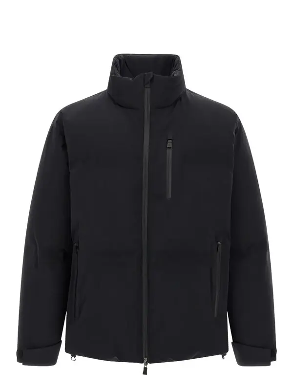 Herno High-neck Short Down Jacket - Black