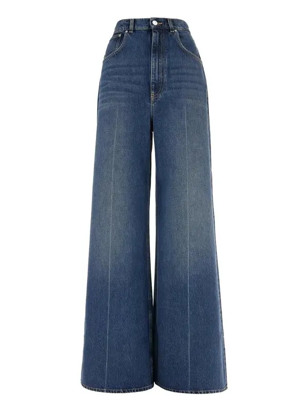 Stella McCartney Wide Leg Jeans - Multicolor