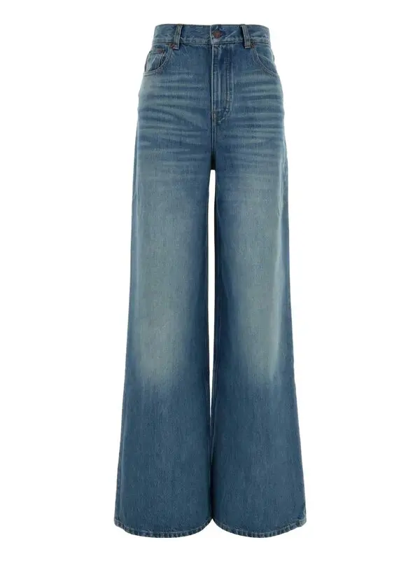 Chloé Denim Wide-leg Jeans - Blue