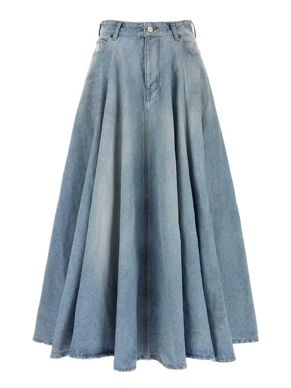 Balenciaga Denim Skirt - Blue
