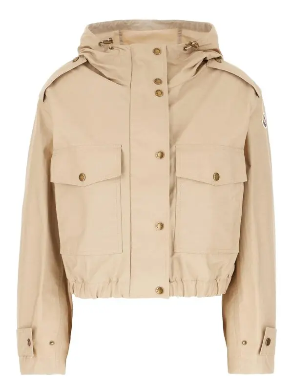 Moncler Cropped Hooded Jacket - Multicolor