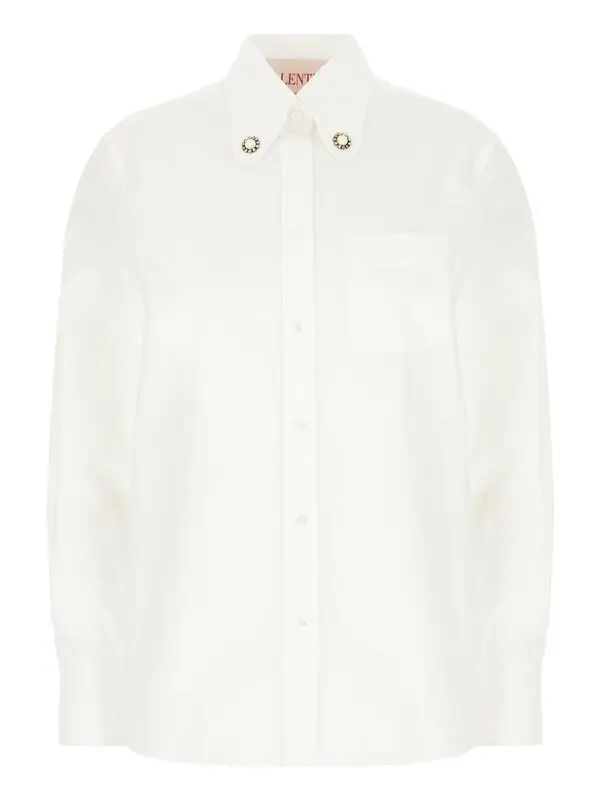 Valentino Garavani Embellished Classic Collar Shirt - Multicolor