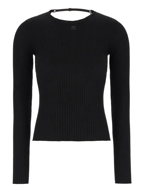 COURREGES Ribbed Knitwear - Multicolor