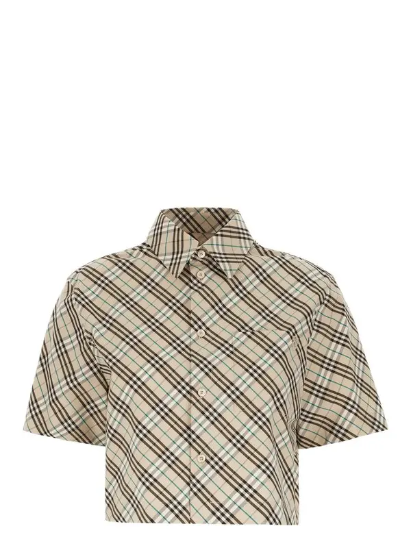 Burberry Check Short Sleeve Shirt - Multicolor