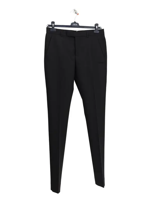 Dior Wool Tailored Trousers - Multicolor