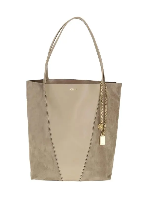 Chloé Spin Shoulder Bag - Cream