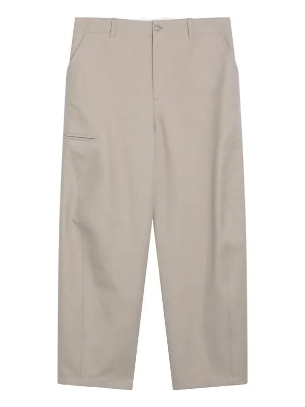 Givenchy Beige Cotton Trousers - Cream