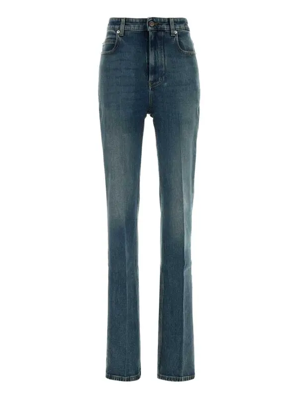 Balenciaga Stretch Denim Jeans - Blue