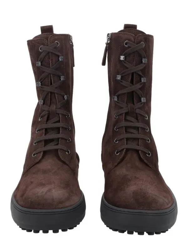 TOD'S Stivaletto Winter Gommino - Brown