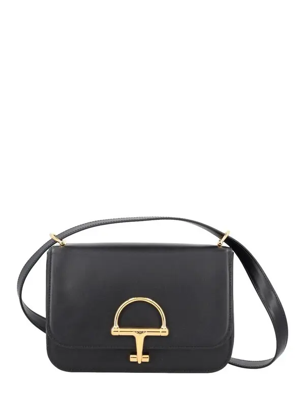 Gucci Calf Leather Siena Shoulder Bag - Black