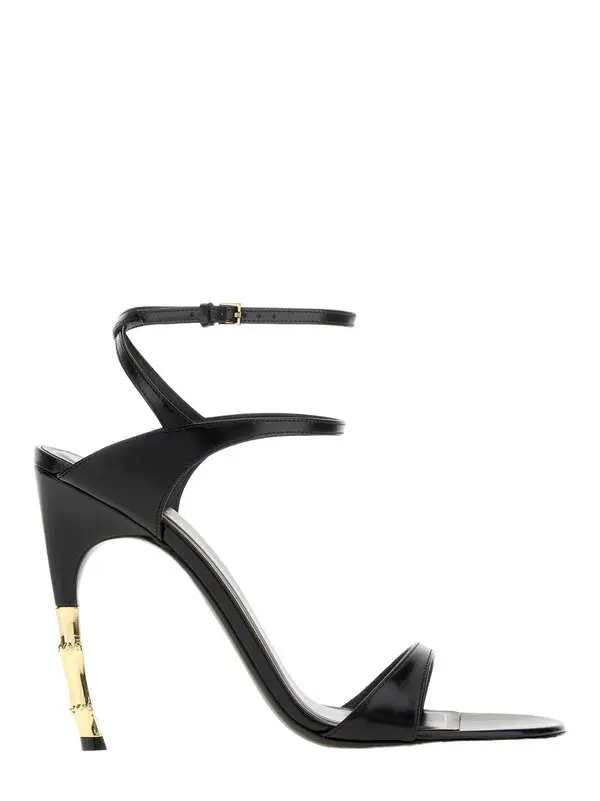 Gucci Leather Castello Sandals - Black