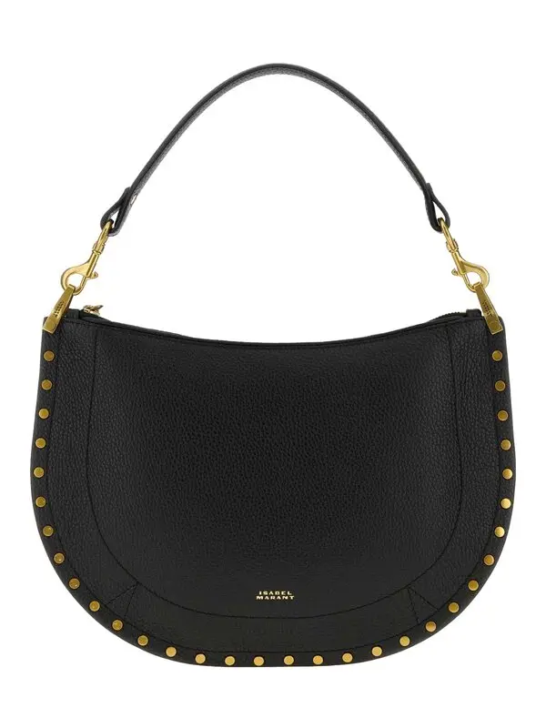 Isabel Marant Étoile Leather Oskan Shoulder Bag - Black