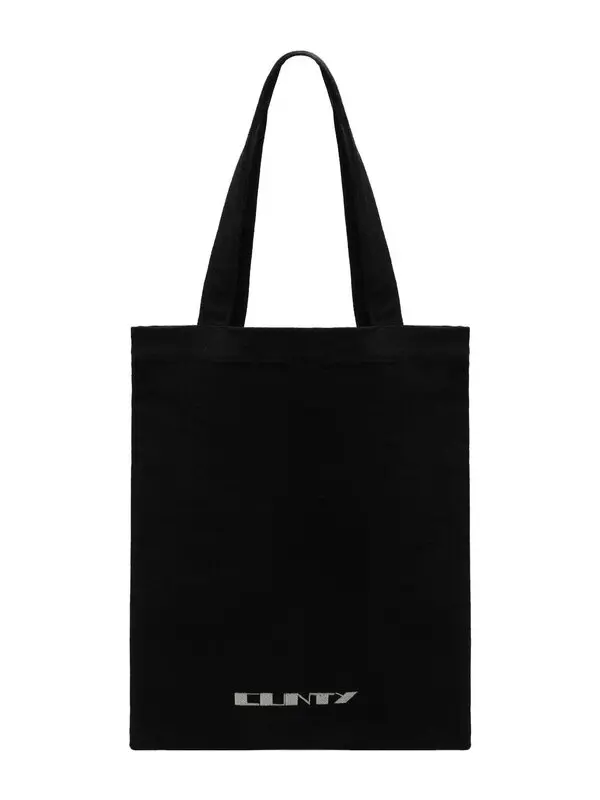Rick Owens Canvas Shopper Bag - Black