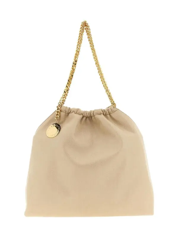 Stella McCartney Falabella Drawstring' Shoulder Bag - Cream