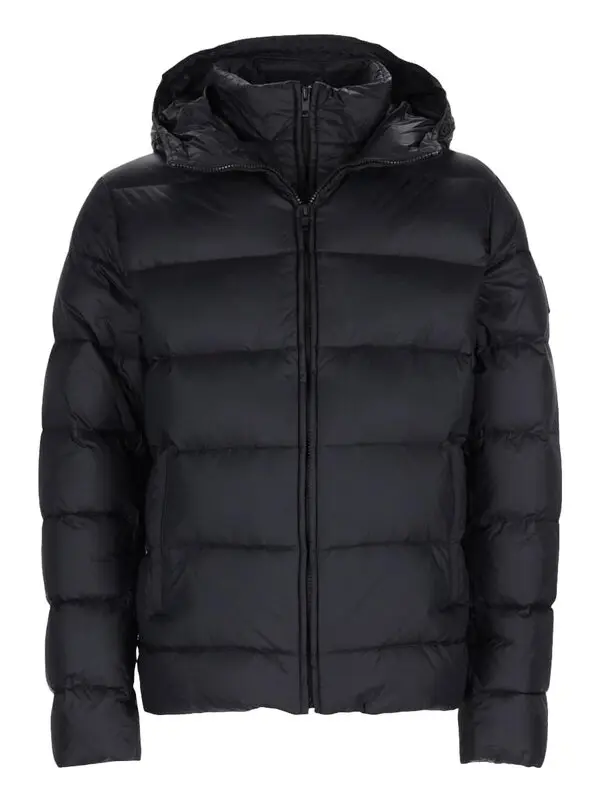 FAY Padded Quilted Jacket - Black