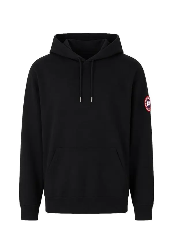 Canada Goose Hooded Sweatshirt With Logo Patch - Black