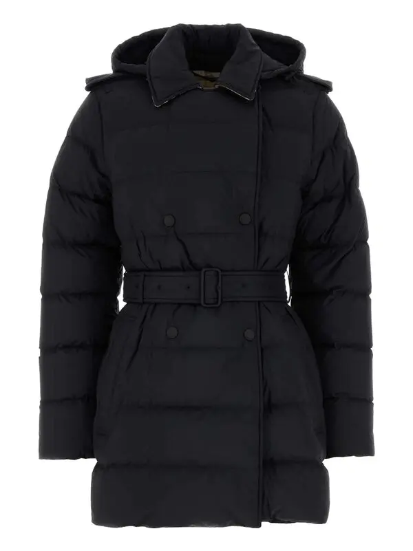 Burberry Nylon Down Jacket - Blue