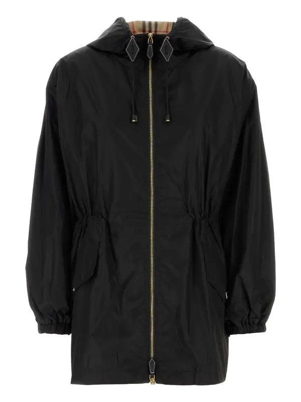 Burberry Nylon Windbreaker - Black
