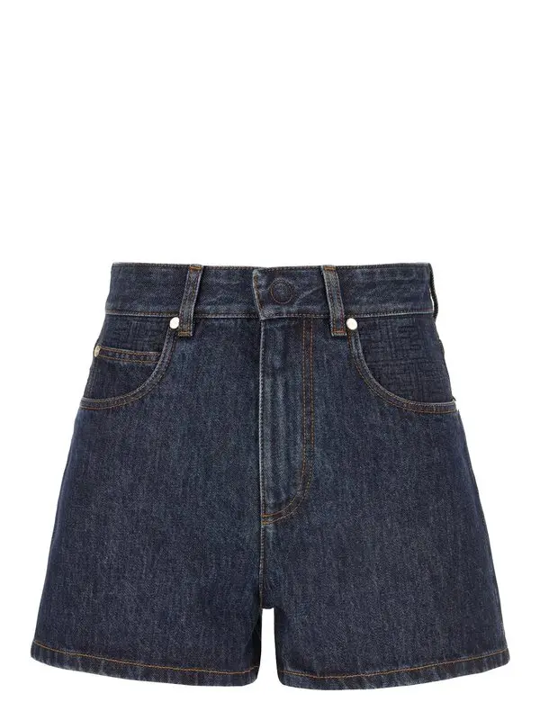 Fendi Denim Shorts - Multicolor