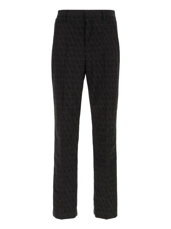 Valentino Garavani Printed Logo Trousers - Multicolor